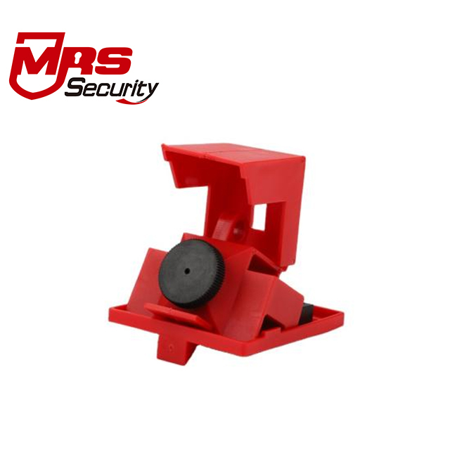Thermoplastic circuit breaker lockout clip-MRS security